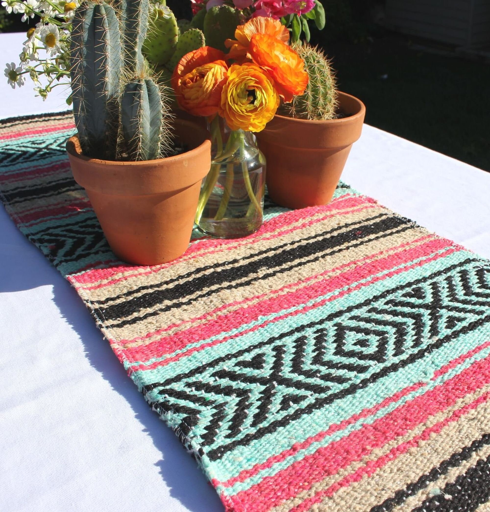Table Linens Home & Living Coachella party Cinco de Mayo decoration ...