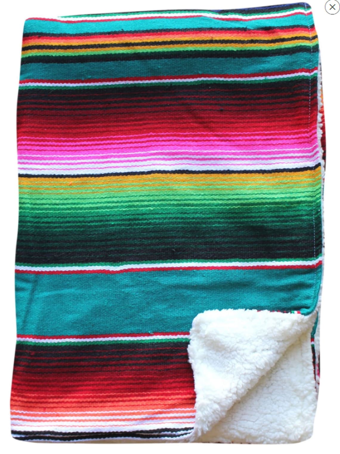 Mexican Serape Baby Blanket Super Soft Sherpa Authentic | Etsy