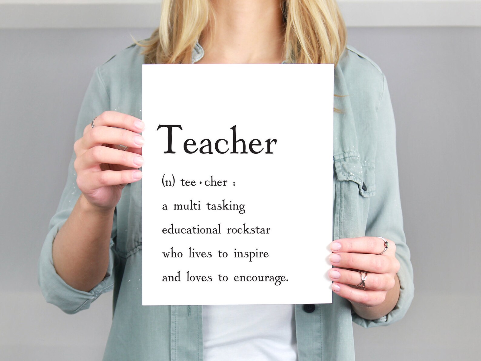 Teacher: Multi Tasking Educational Rockstar Instant Printable - Etsy
