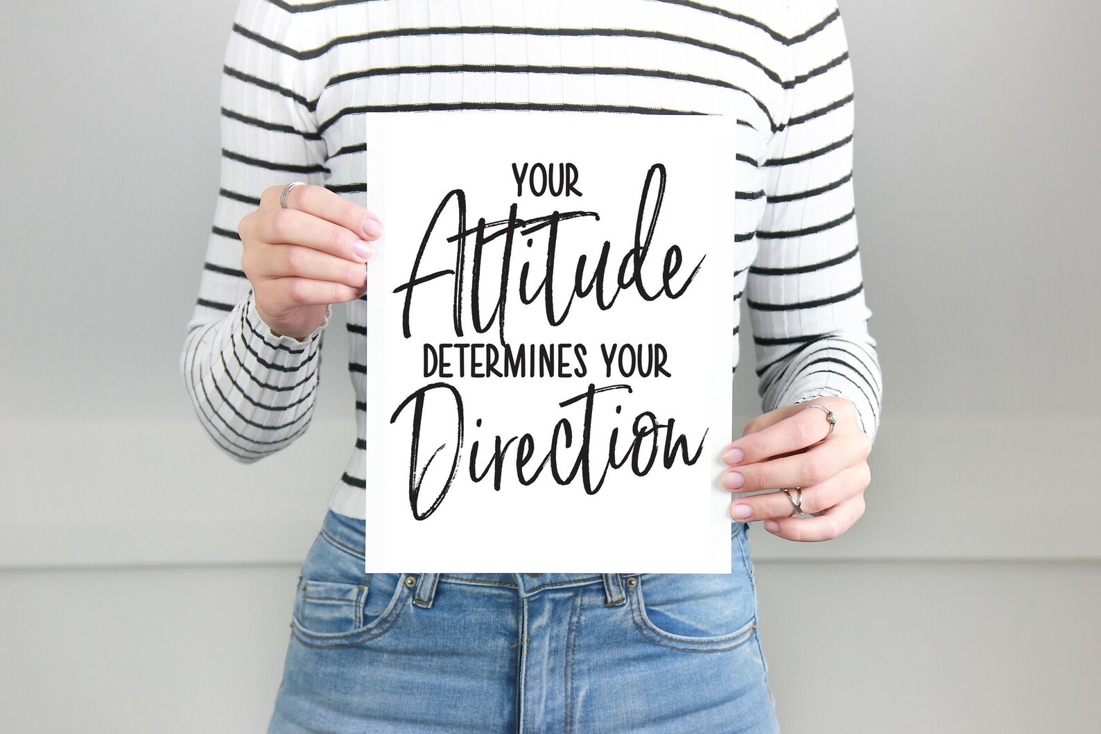 Your Attitude Determines Your Direction Instant Printable - Etsy