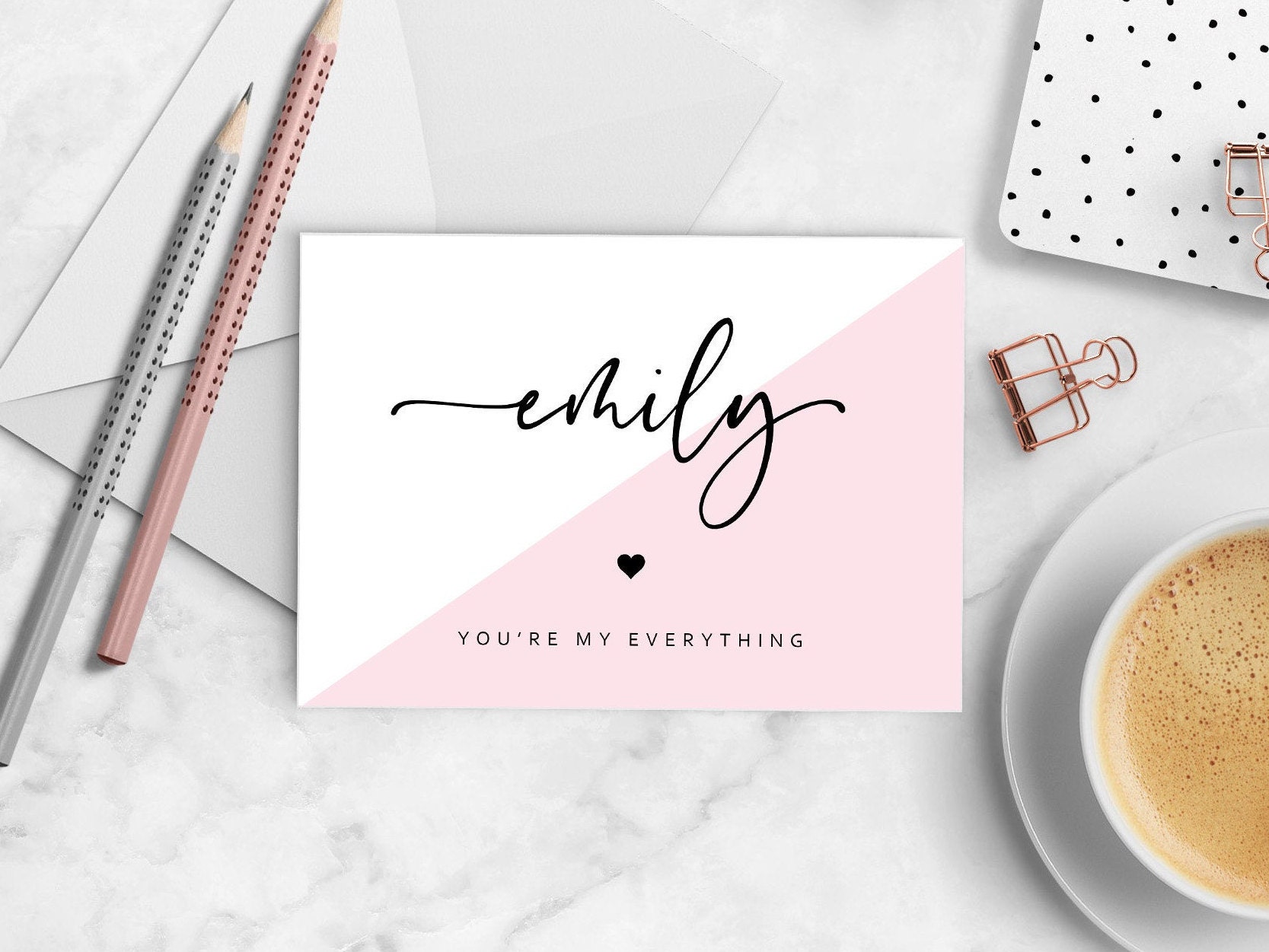 Personalized Card With Your Words Completely Custom Card - Etsy
