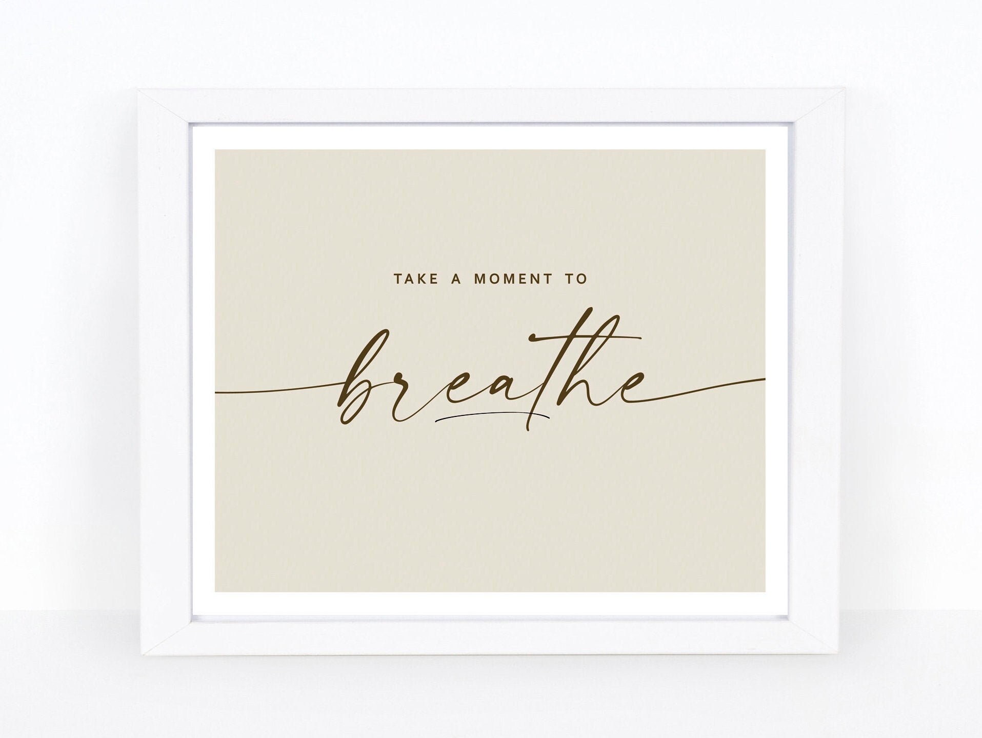 Take A Moment to Breathe Instant Printable Digital Download - Etsy