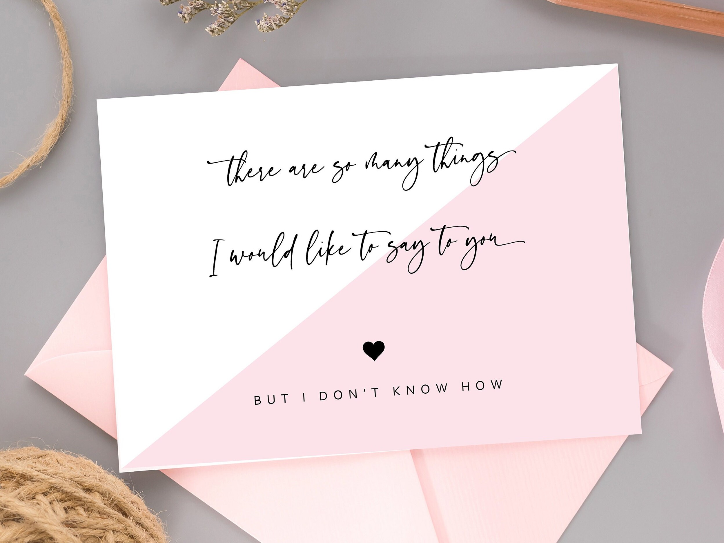 Personalized Card With Your Words Completely Custom Card - Etsy