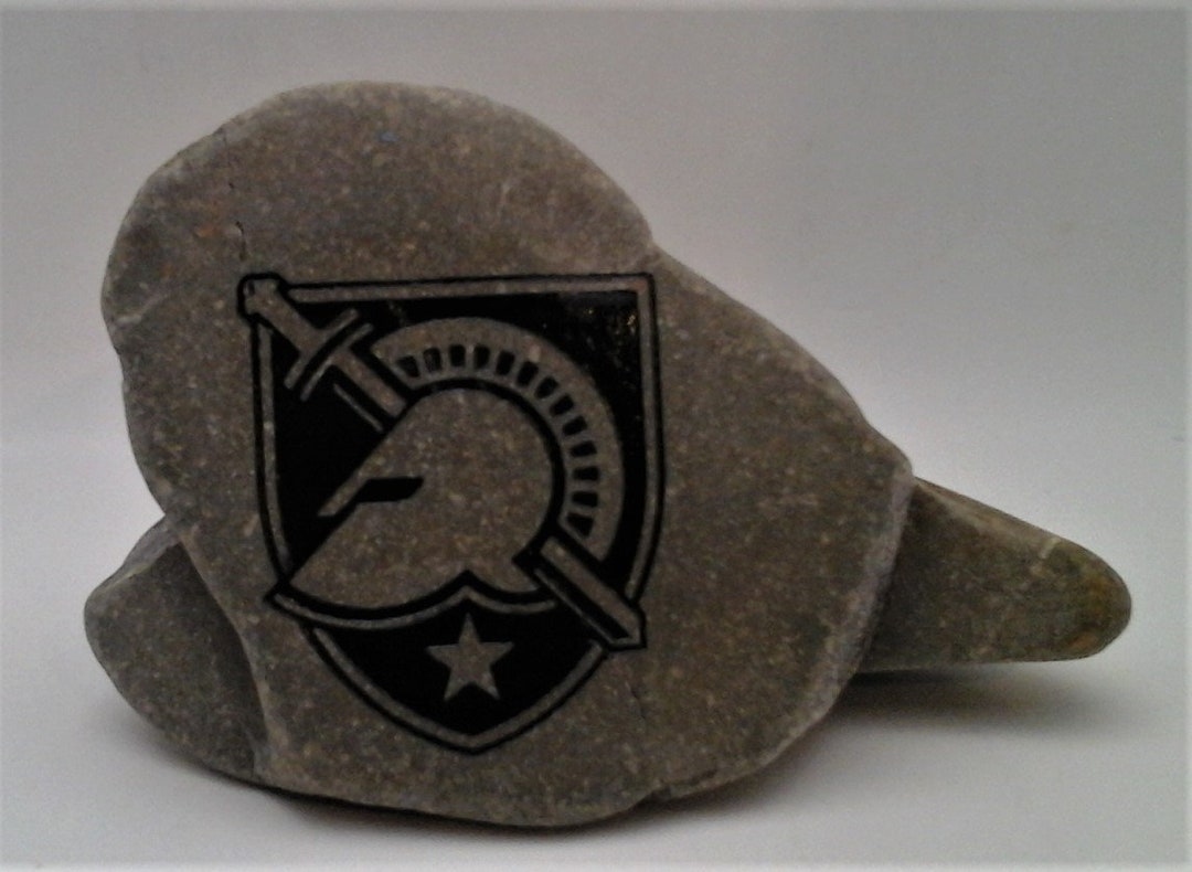 Rock Engraved Army Image - Etsy