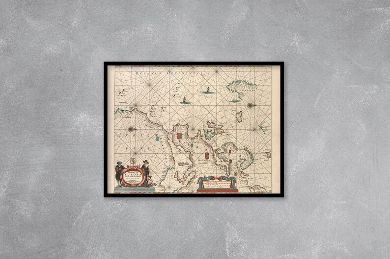 Set of 12 Maps of Europe Printable Europe Wall Art Europe - Etsy