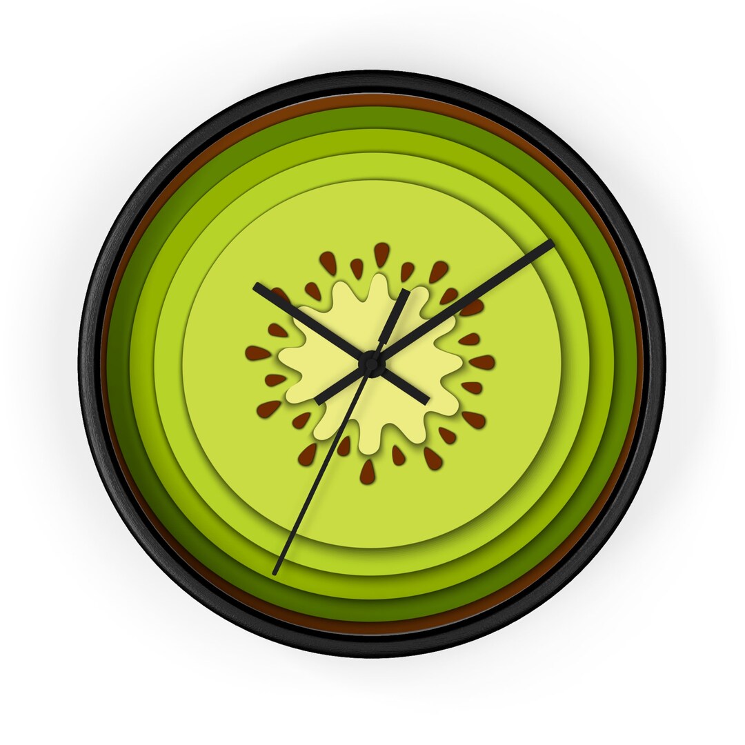 Kiwi Fruit Wall Clock Modern Wall Clock Unique Wall Clock - Etsy