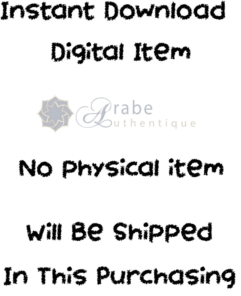 Ines Custom Arabic Calligraphy Name Modern Arabic Lettering | Etsy