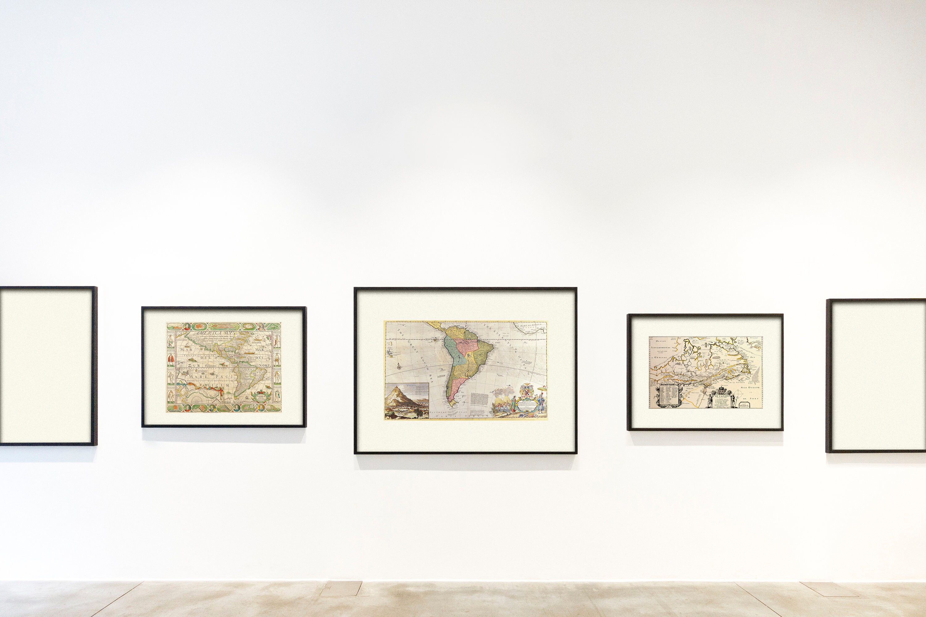 Set of 12, Maps of America Printable, America Wall Art, America ...