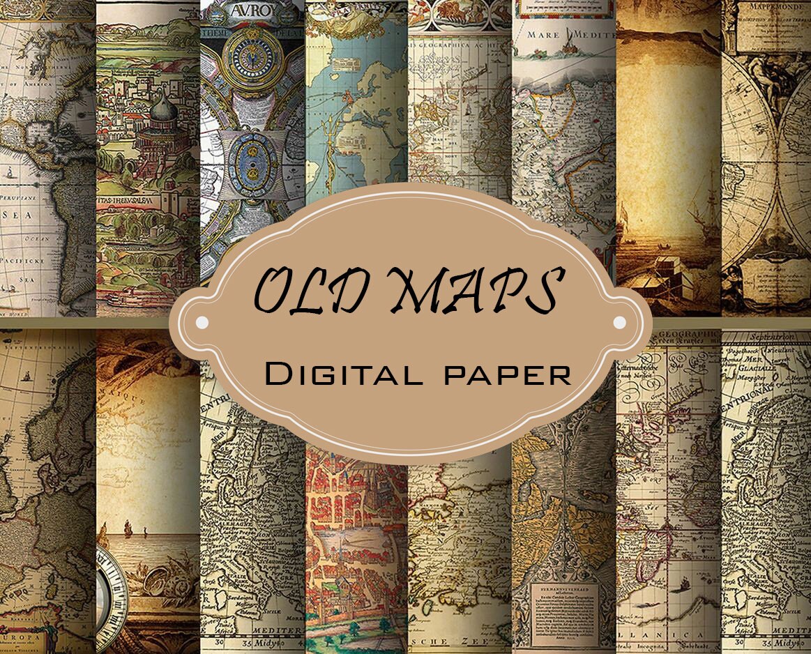 Set of 12, Maps of Asia Printable, Asia Wall Art, Asia Illustrated Maps ...