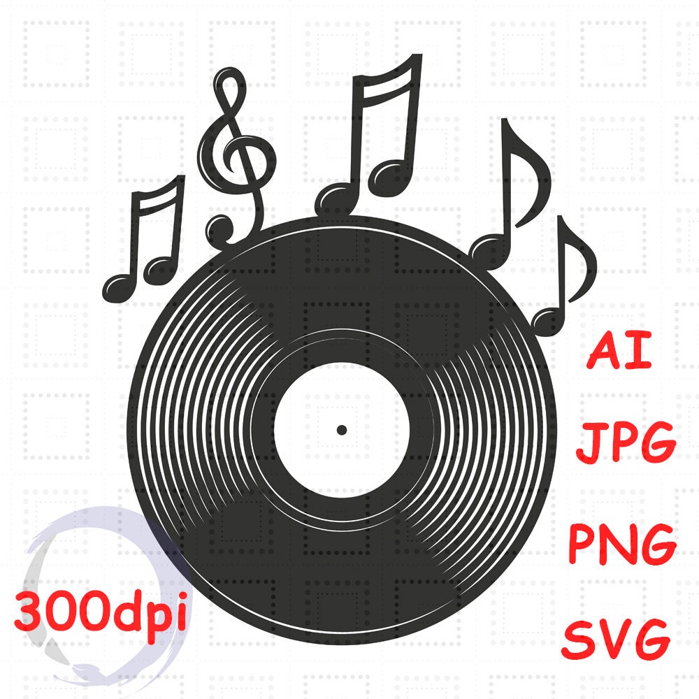 Save With Musical Notes Vector Files Instant Download Ai - Etsy