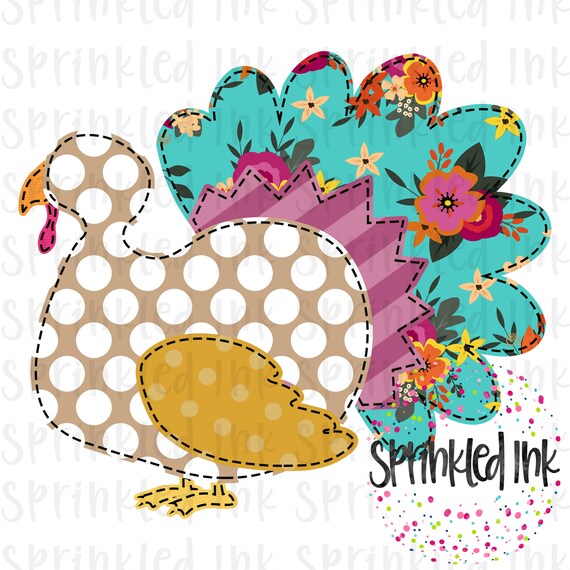 Watercolor PNG Faux Applique M2M Matilda Jane Picture Day Fall - Etsy