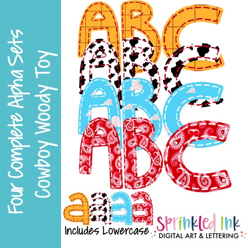 Watercolor PNG Madras Faux Applique Alpha Set Digital Download | Etsy