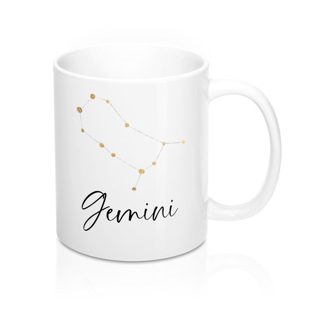 Gemini Mug Gemini Gifts Gemini Constellation Coffee Cup Gemini Cup ...