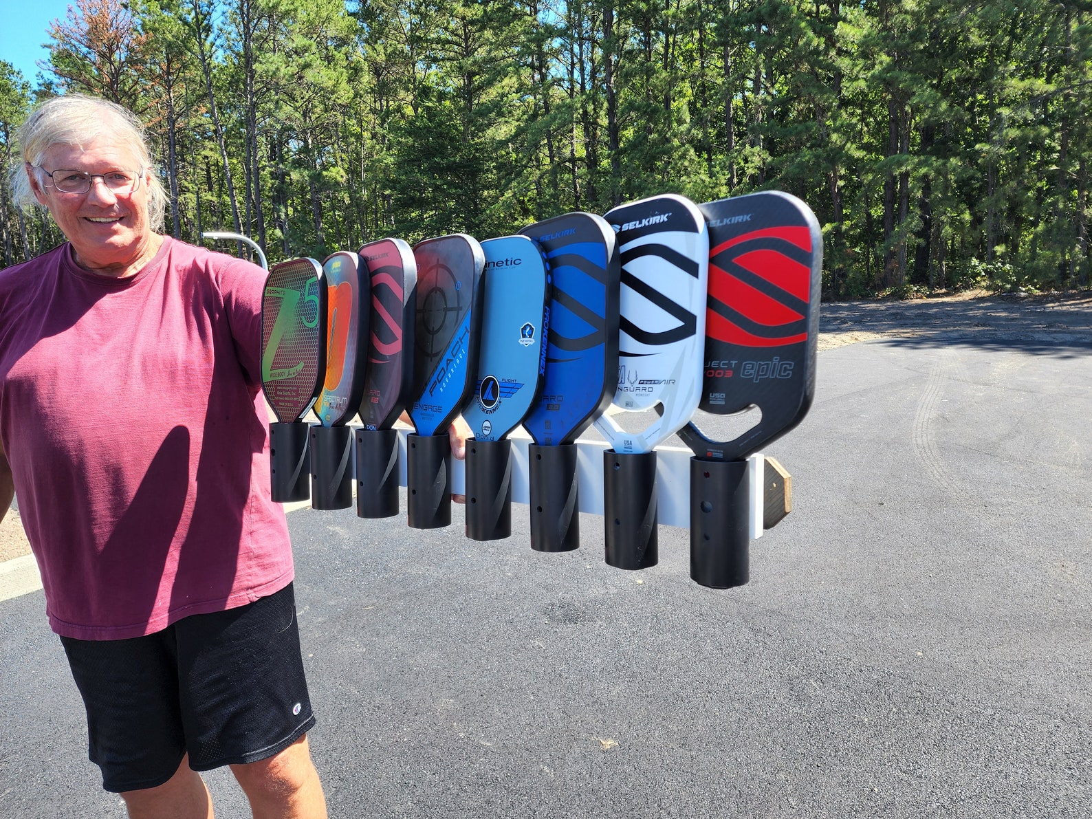 Picklerack (tm) Pickleball Paddle Rack - Etsy