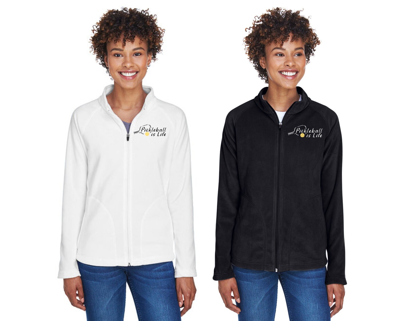 Pickleball is Life Women's Fleece Jacket / Pickleball - Etsy