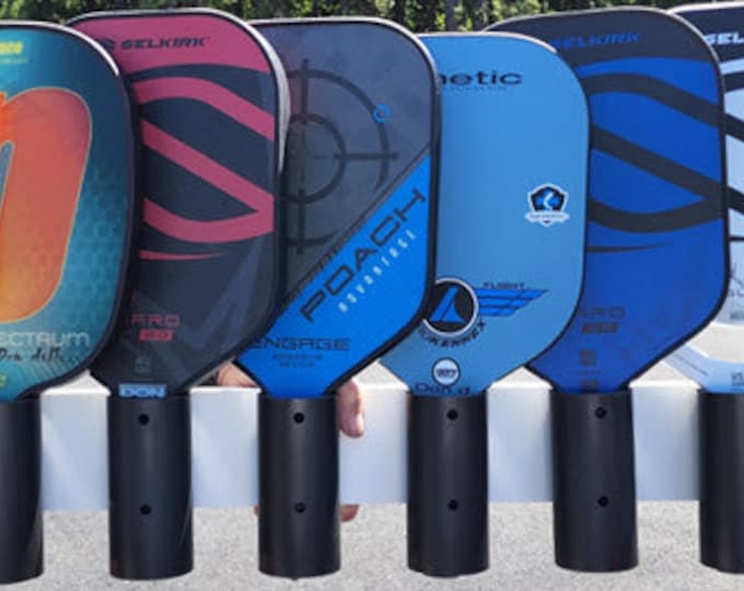 Pickleball Paddle Rack - Etsy