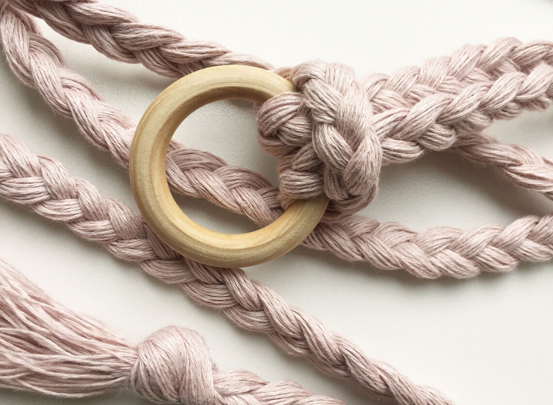 Linen Belt Bohotassel Belt Handbraided Bohemian Linen Tie Loop - Etsy