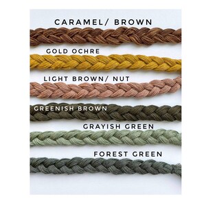 Braided Linen Belt Boho Dress Tassel Belt Linen Tie Loop Belt Hippie ...