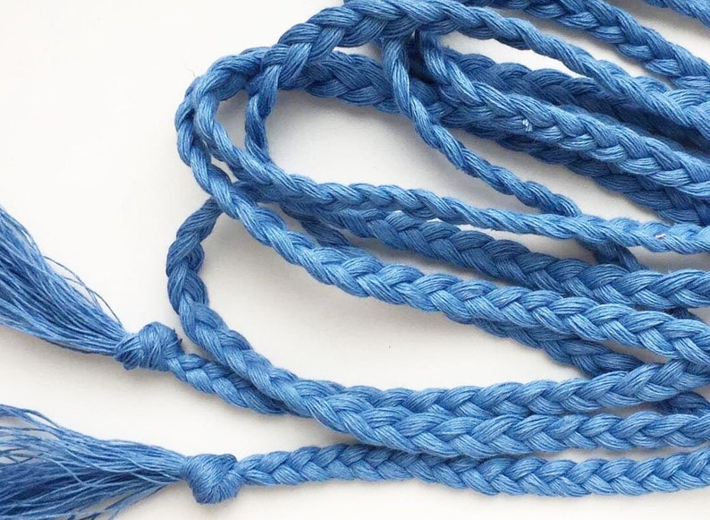 Braided Linen Belt Bohotassel Belt Natural Woven Linen Tie - Etsy