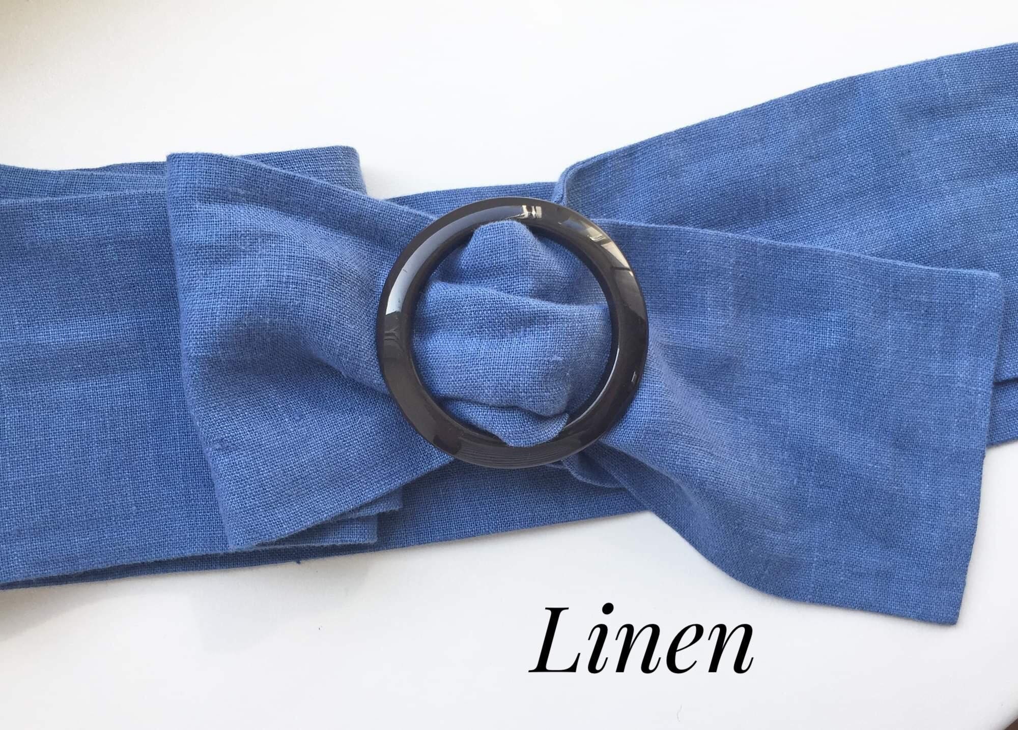 3.5 Wide LINEN Belt Natural Fashion Belt Linen Sash Belt - Etsy
