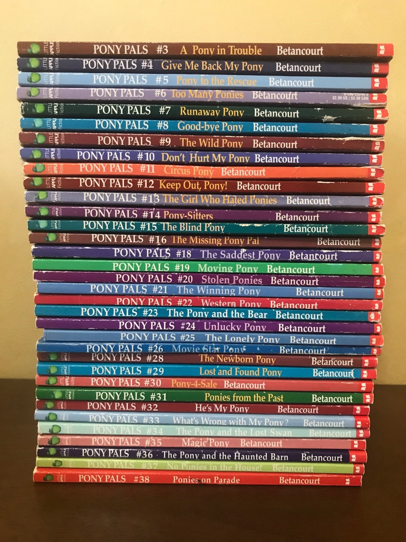 Pony Pals Chapter Books 90s Jeanne Betancourt - 90s Pre Teen Novels ...
