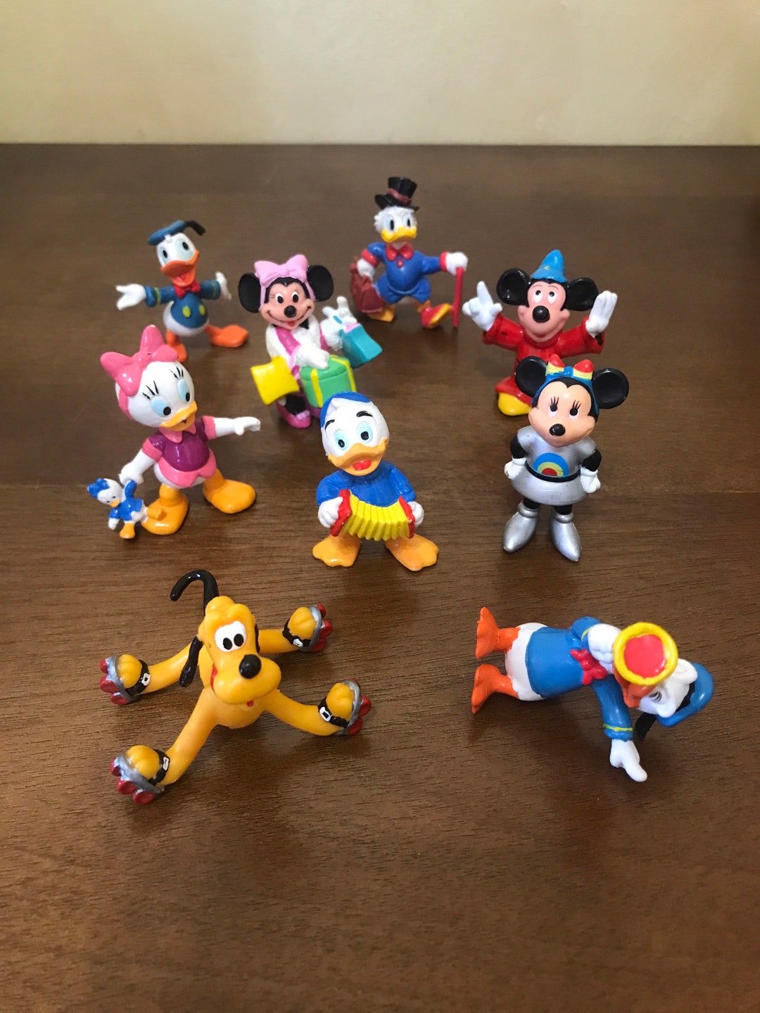Disney PVC Figurines Ducktales Webby Vanderquack Scrooge | Minnie Pluto ...