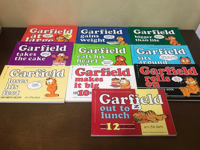 Garfield Comic Books 80s Jim Davis Various Titles You Choose - Etsy Canada