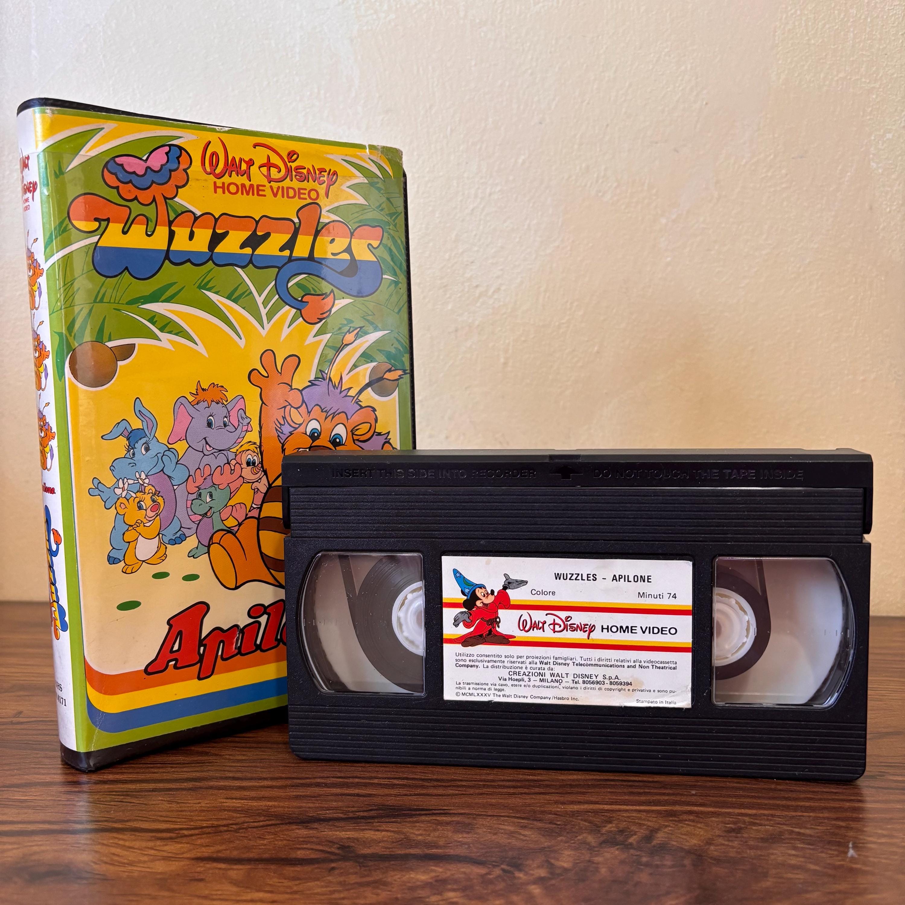 The Wuzzles Apilone VHS 1987 Walt Disney Italian Version, Retro 80s ...