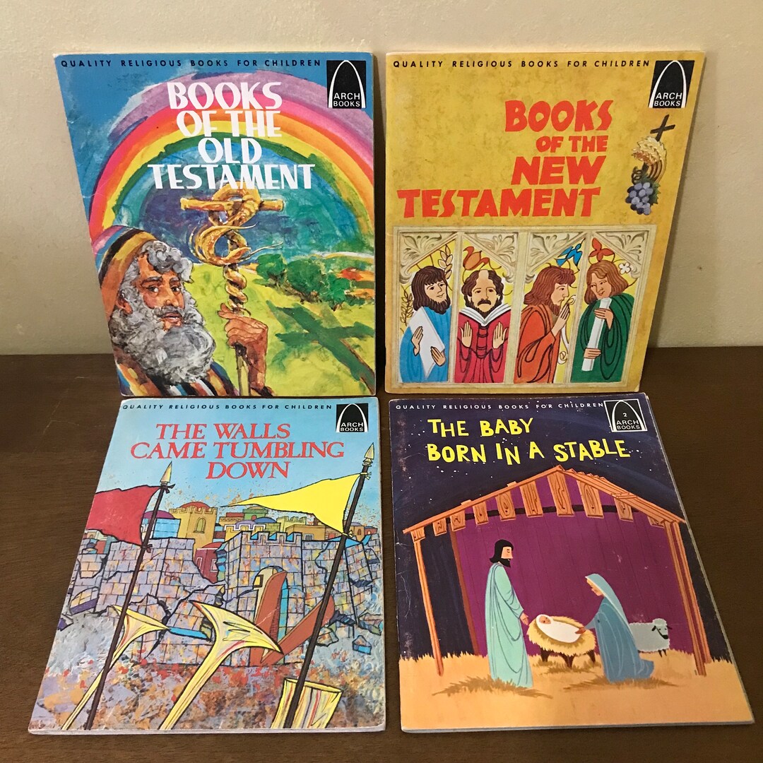Bundle of 4 1960s Arch Books, Quality Religious Books for Children ...