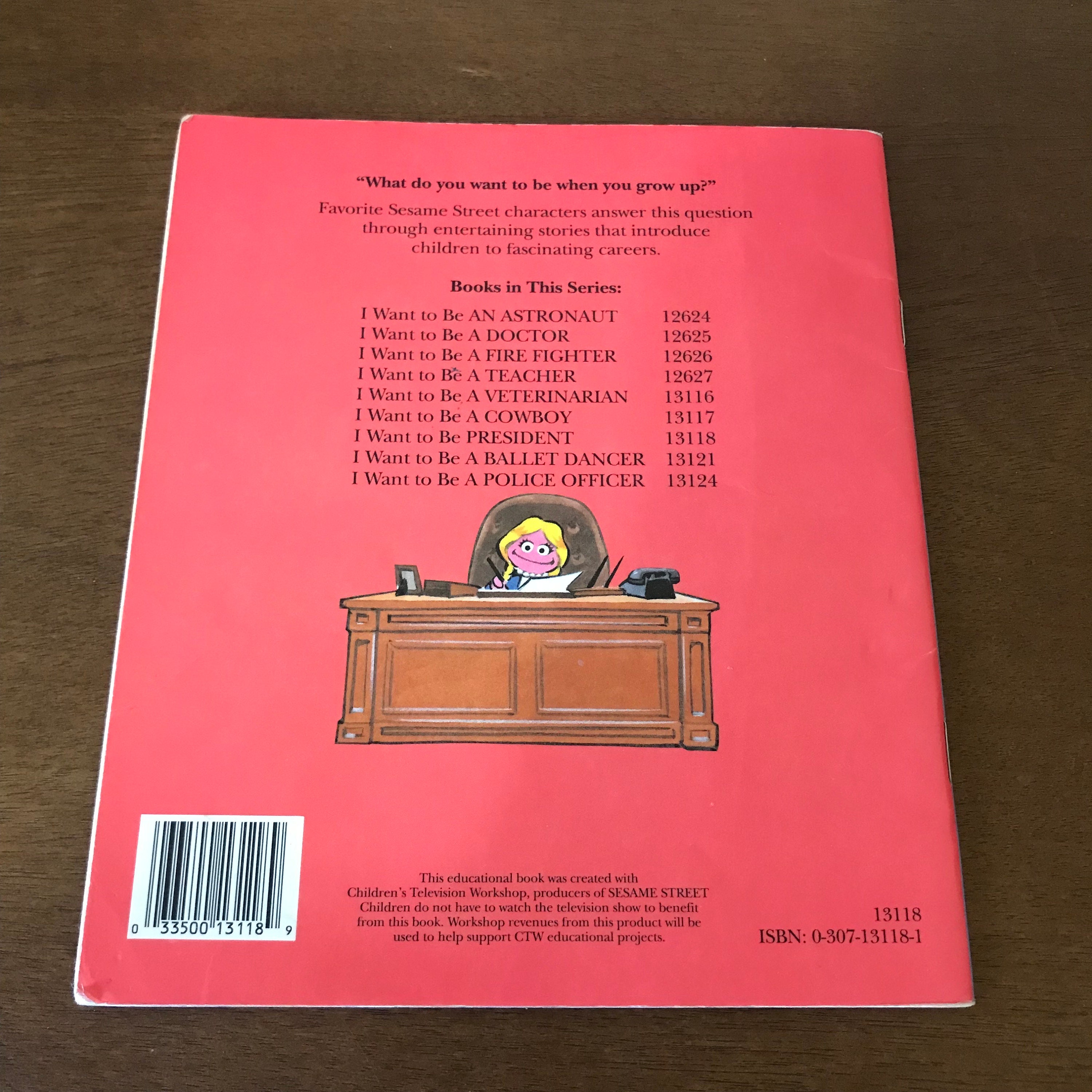 I Want to Be President, Michaela Muntean Tom Brannon, CTW Sesame Street ...