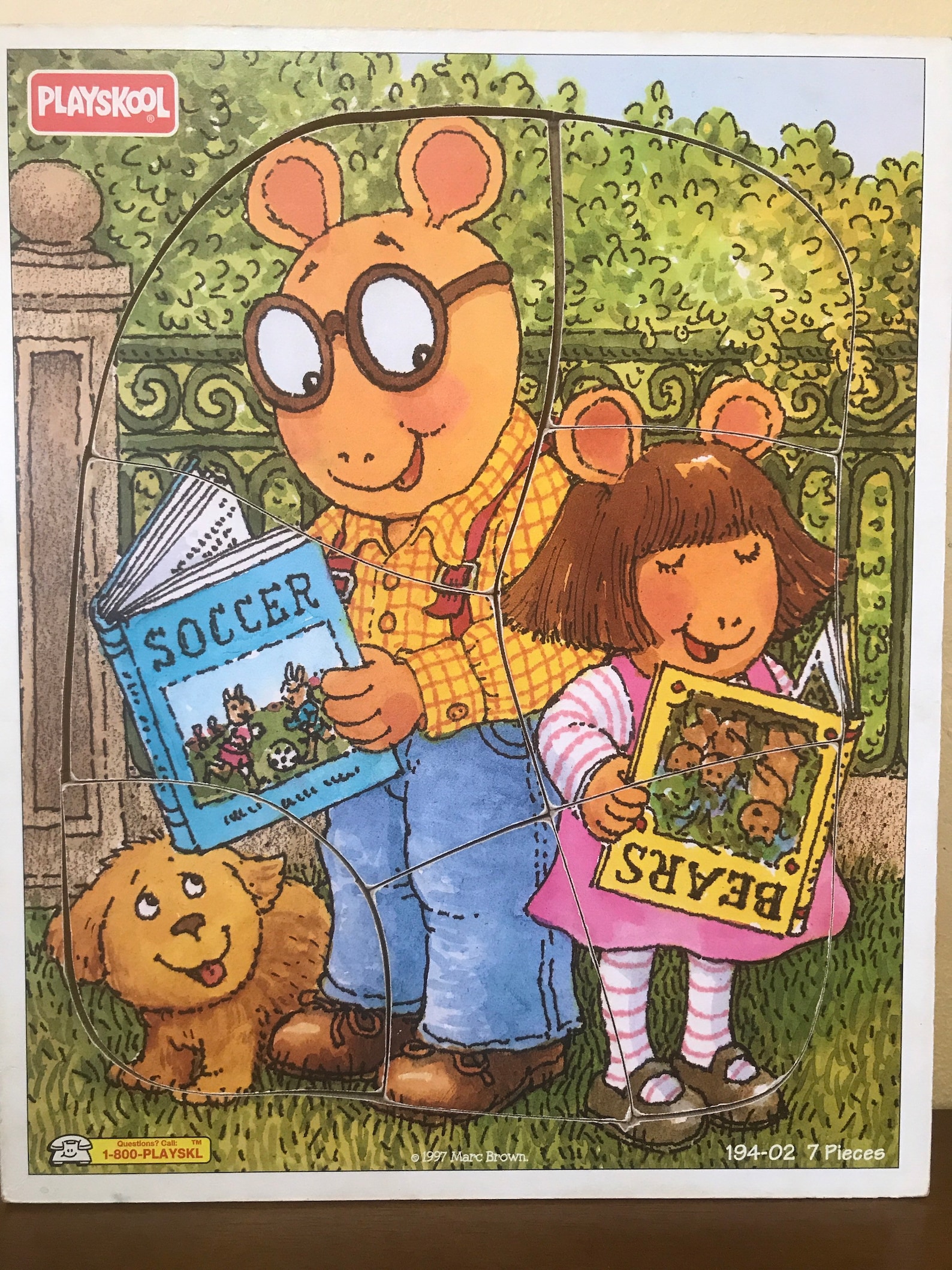 Arthur and DW Particle Board Puzzle 90s Marc Brown Arthur Reed - Etsy