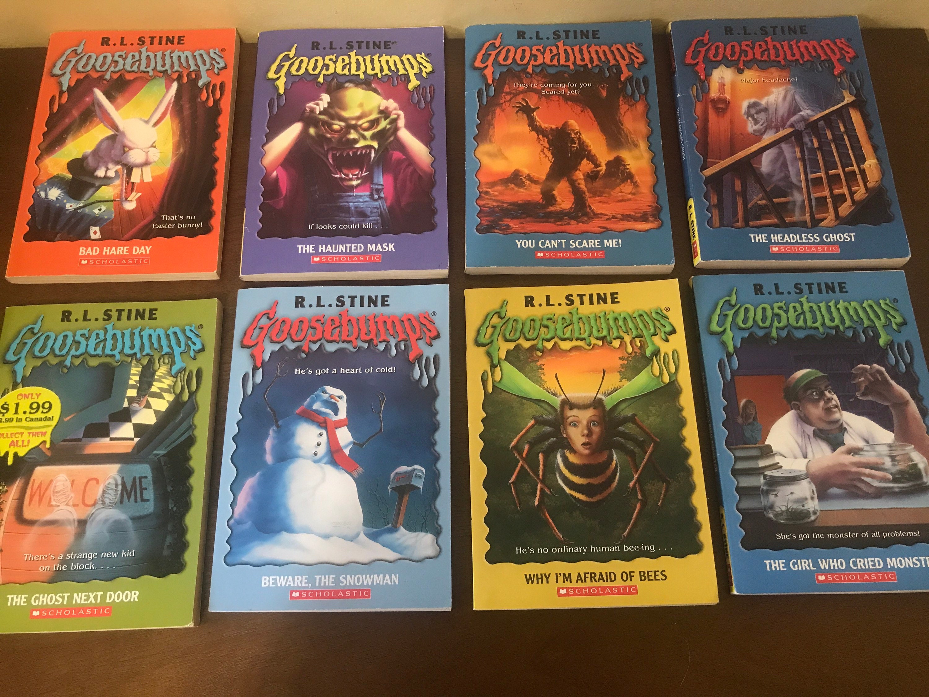 RL Stine Goosebumps Book Alternate Cover Series 90s Assorted | Etsy