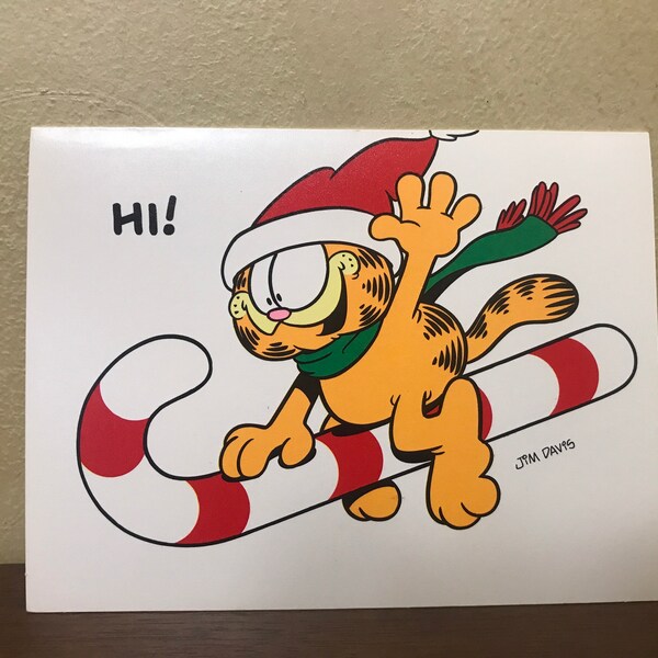 Garfield Greeting Cards - Etsy