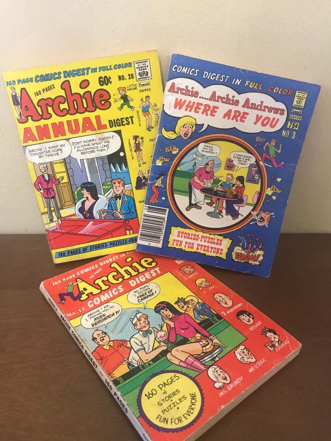 Archie Comic Digests Original 80s 90s Archie Double Digests | Etsy