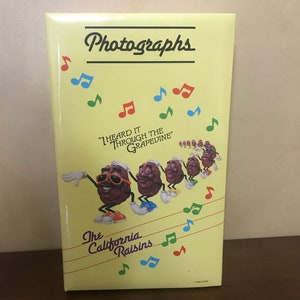 1988 California Raisins Photograph Photo Album California Raisins ...