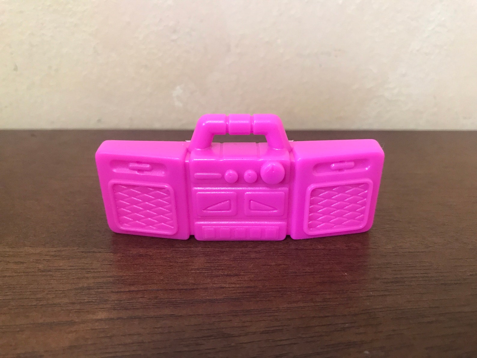 Barbie Hot Pink Boombox Radio Barbie Miniature Radio Neon Nostalgic ...