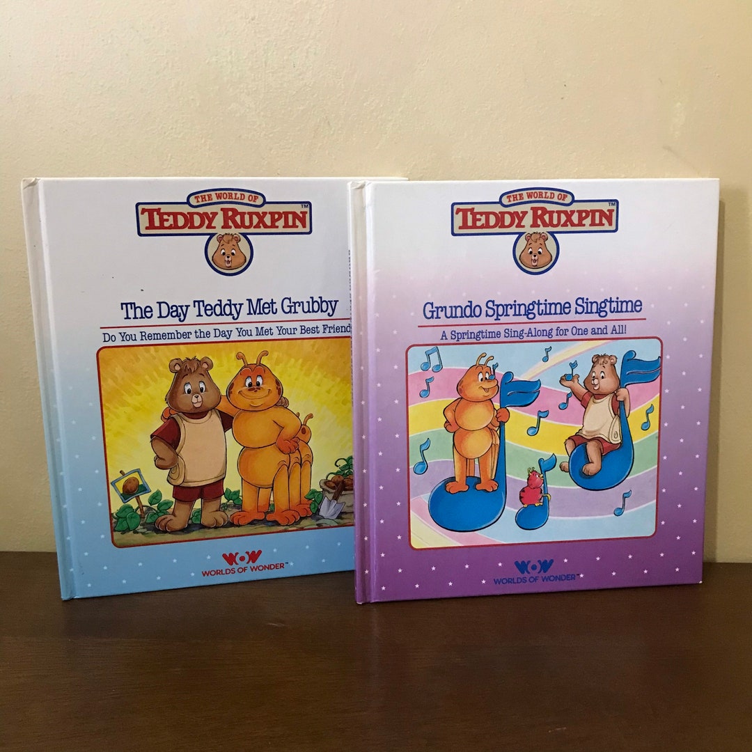 1980s the World of Teddy Ruxpin Hardcover Book Series, Worlds of Wonder ...