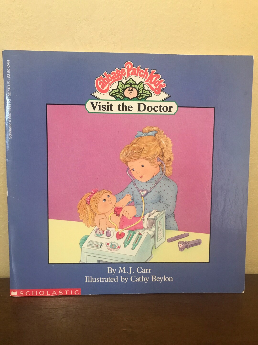 Cabbage Patch Kids Visit the Doctor Scholastic 1993 M.J. Carr Cathy ...