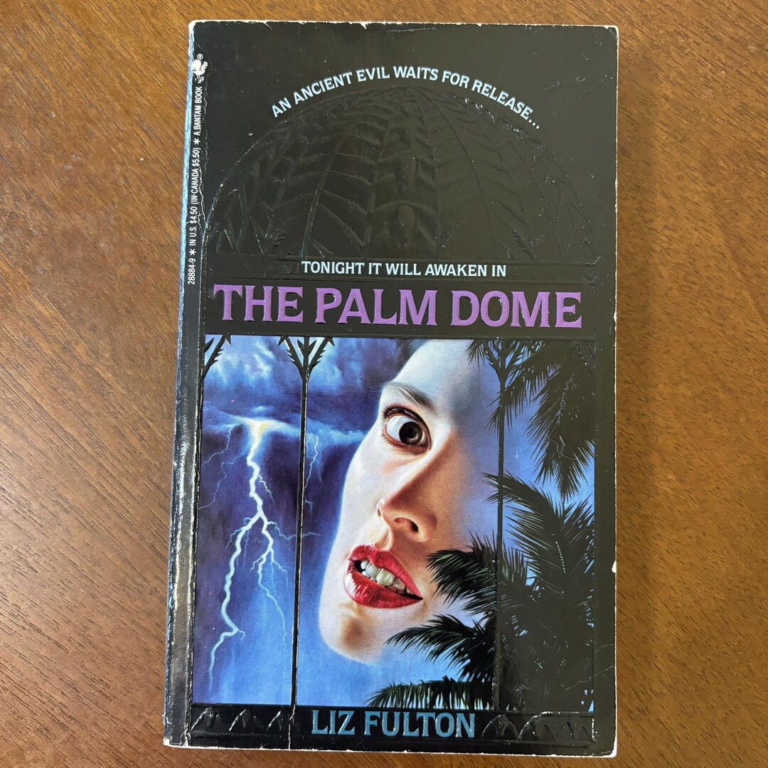 The Palm Dome Liz Fulton 1991 Bantam Books Horror Paperback, Vintage Gothic Horror 90s Vampire ...