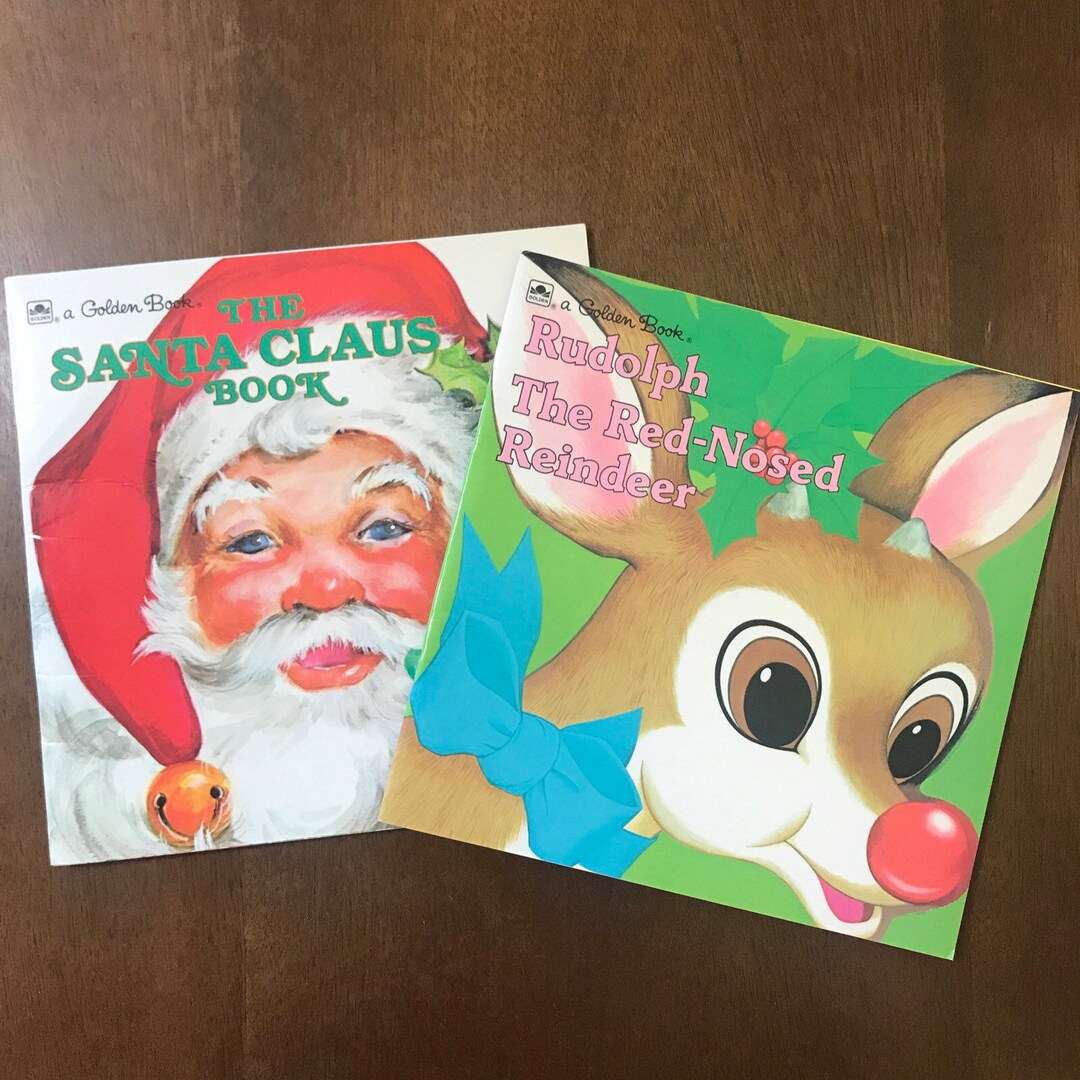 Christmas Golden Books - Rudolph the Red-nosed Reindeer and the Santa ...
