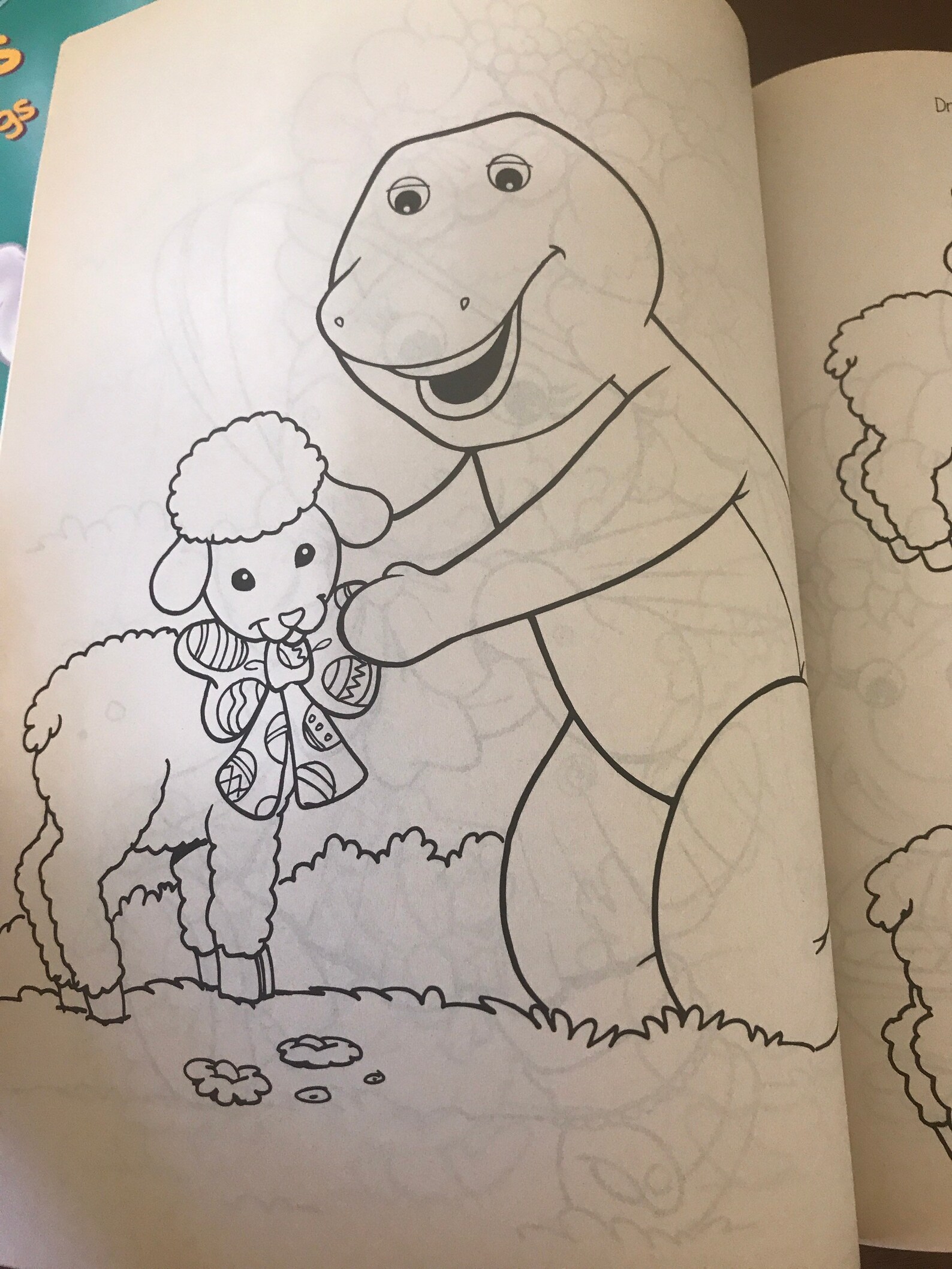 Set of 2 Barney Coloring and Activity Books Barney Coloring - Etsy