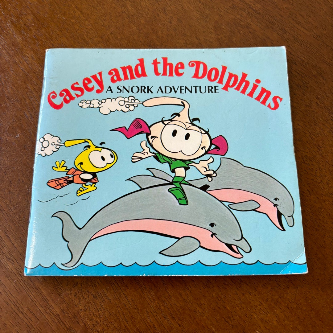 1984 Casey and the Dolphins A Snork Adventure Mini Storybook, Melinda Luke, George Wildman the ...