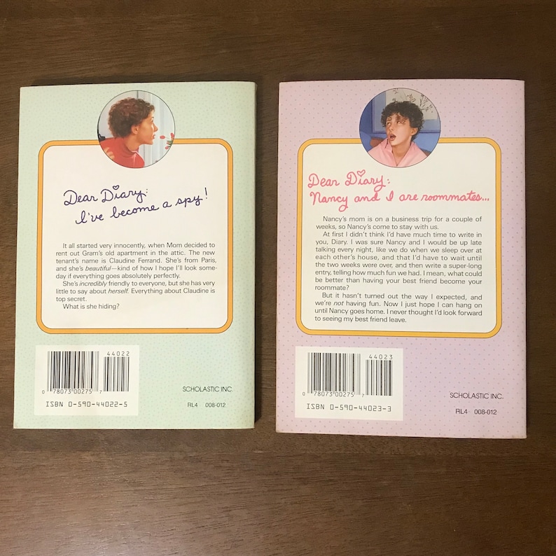 Dear Diary Carrie Randall Chapter Book Series Scholastic 90s, Young ...