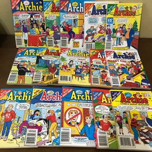 Archie Comic Digests Original 80s 90s Archie Double Digest 80s 90s ...