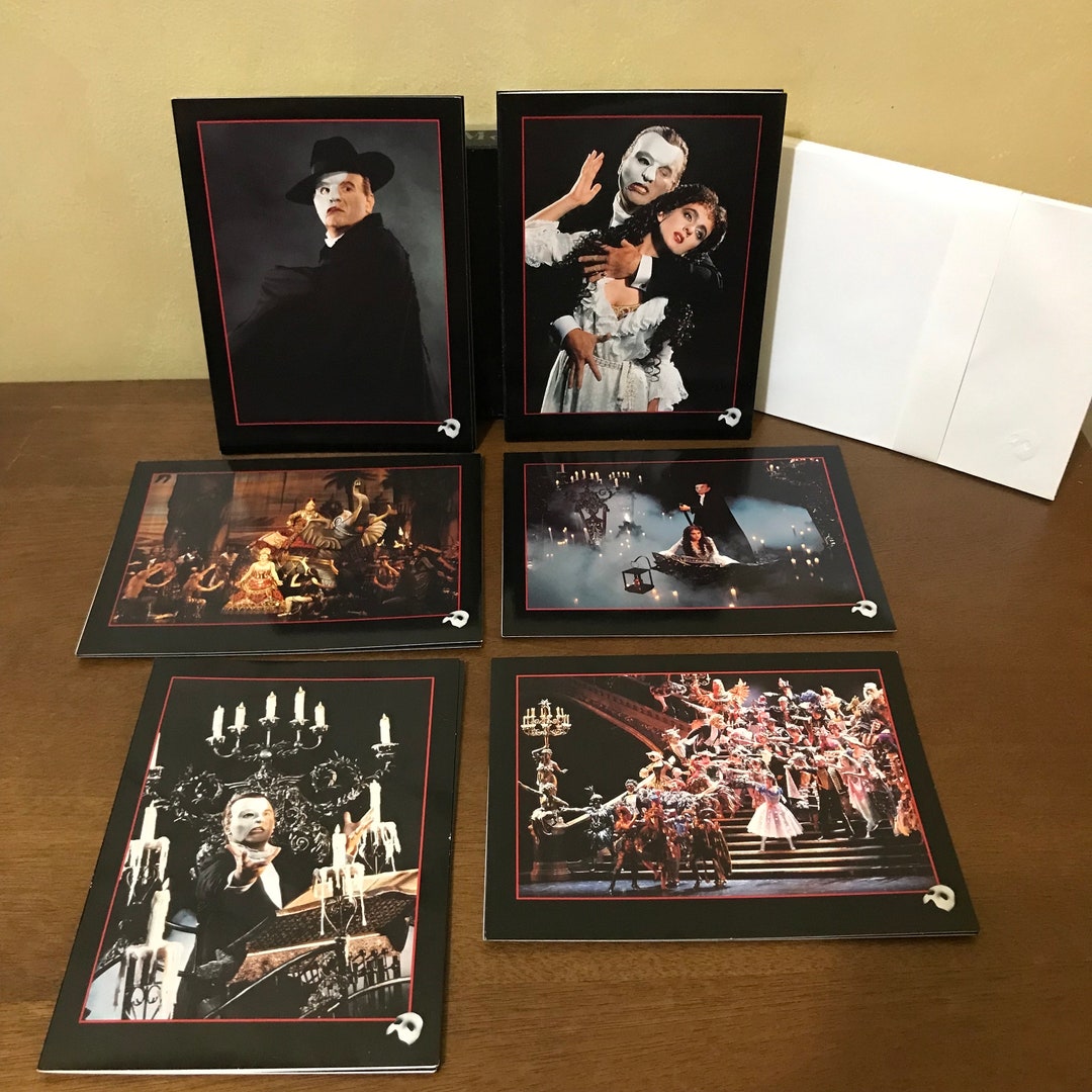 1991 Colm Wilkinson Phantom of the Opera Blank Photo Greeting Cards ...