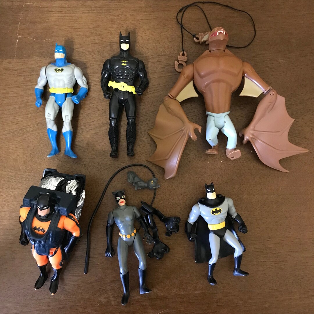 80s 90s Batman Figures Kenner Toy Biz Various Batman - Etsy