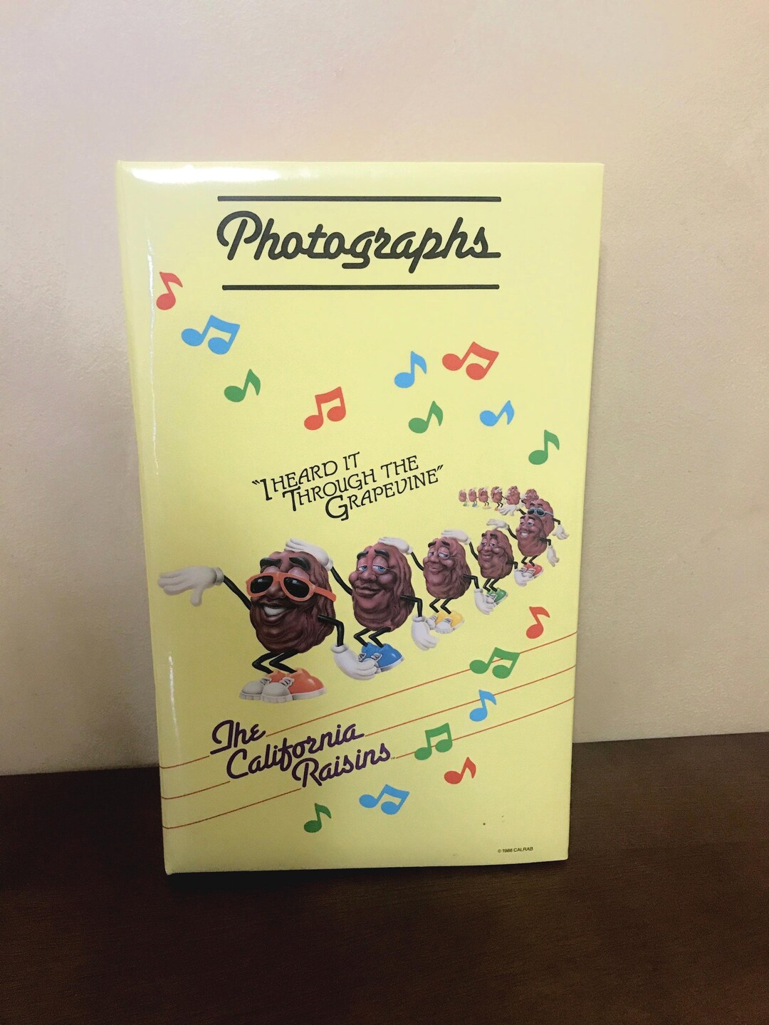 1988 California Raisins Photograph Photo Album - California Raisins ...