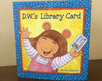 Arthur Library Card | Etsy