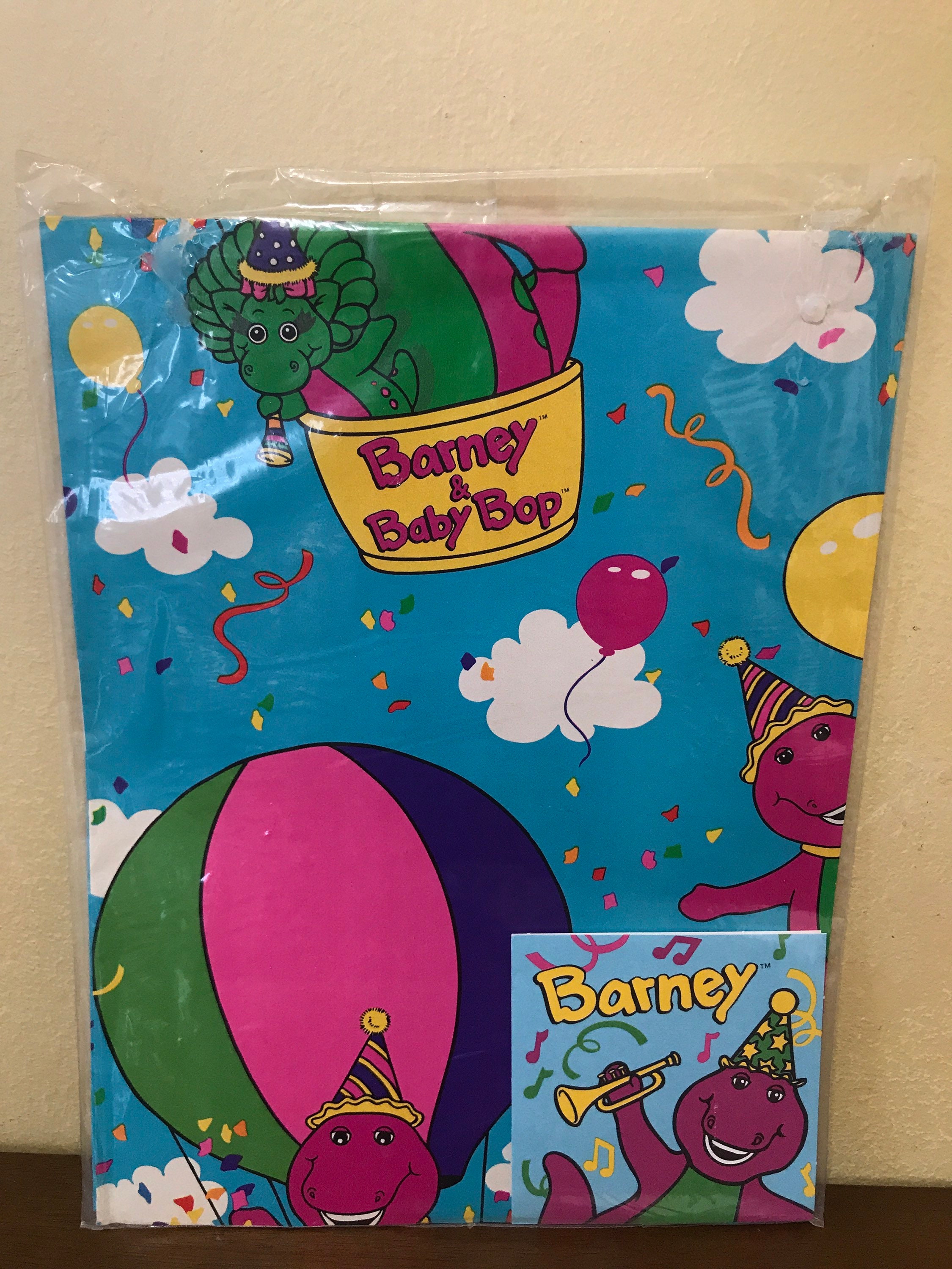 Embellishments Rare Barney the Purple Dinosaur and Baby Bop Birthday ...