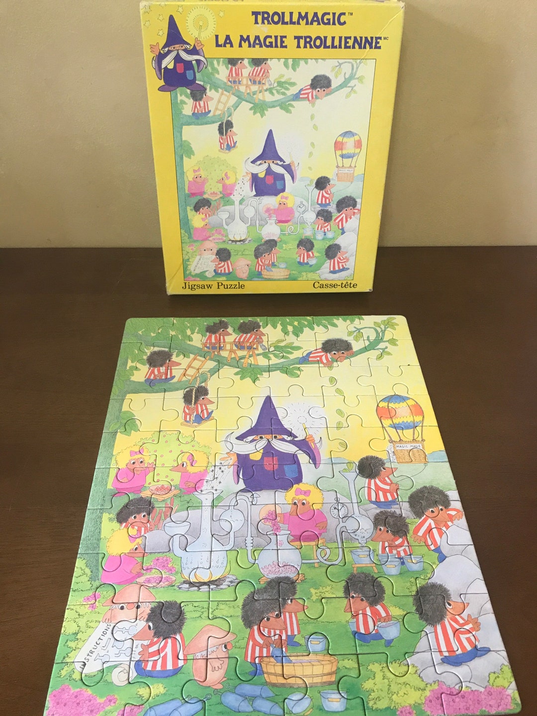 1984 Sumppi Trolls Trollmagic 60 Piece Jigsaw Puzzle - Vintage Trolls ...